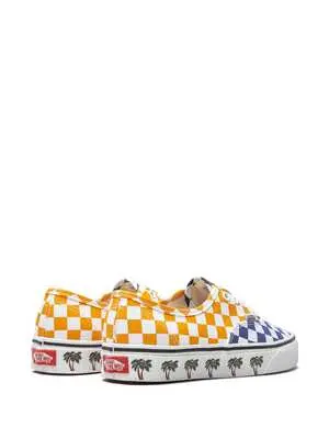 VANS Authentic Sidewall Palm Trees Sneakers - Yellow