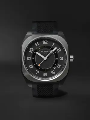 Hermès H08 Automatic 39mm Watch - Black
