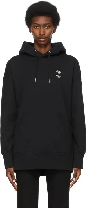 Givenchy Givenchy Black Oversized Frame Print Hoodie - Complete Price