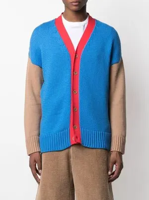Opening Ceremony Colour-block Logo Cardigan