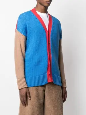 Opening Ceremony Colour-block Logo Cardigan