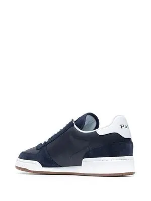 Polo Ralph Lauren Court Suede Trim Sneakers - Blue
