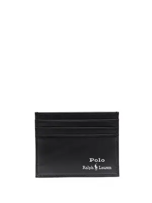 Polo Ralph Lauren Suffolk Leather Cardholder - Black