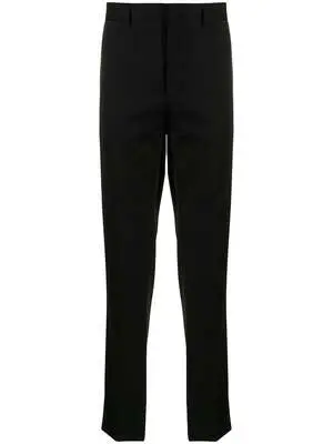 Ralph Lauren Purple Label Straight-leg Tailored Trousers - Black