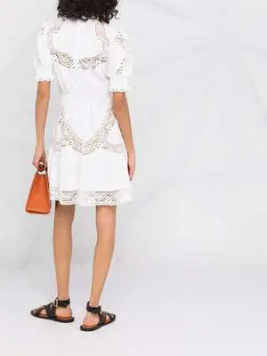 Michael Kors Embroidered Short Dress