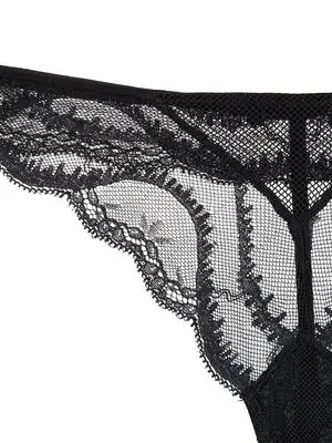 Kiki De Montparnasse Leche Moi Lace-trim Thong