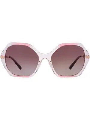 COACH® Sculpted Hexagon-frame Sunglasses - Purple