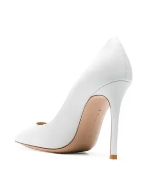 GIANVITO ROSSI 105mm Leather Pumps - White