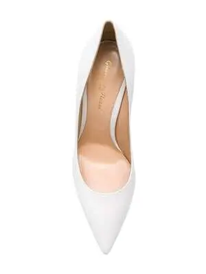 GIANVITO ROSSI 105mm Leather Pumps - White