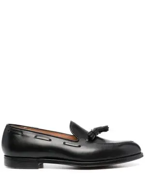 Crockett & Jones Cavendish Leather Loafers - Black