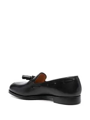 Crockett & Jones Cavendish Leather Loafers - Black