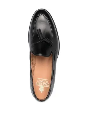 Crockett & Jones Cavendish Leather Loafers - Black