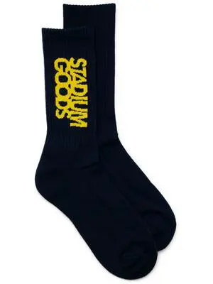 STADIUM GOODS Logo Crew Socks - Blue