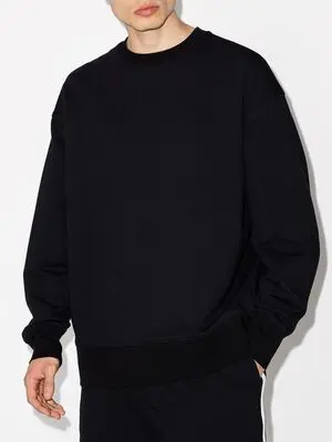 Y3 Terry Stripe-detail Sweatshirt