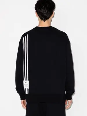 Y3 Terry Stripe-detail Sweatshirt