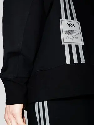 Y3 Terry Stripe-detail Sweatshirt
