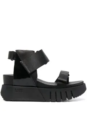 United Nude Delta Run Platform Sandals - Black