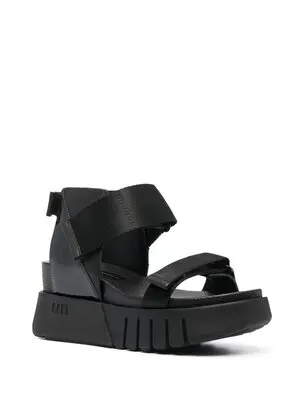 United Nude Delta Run Platform Sandals - Black