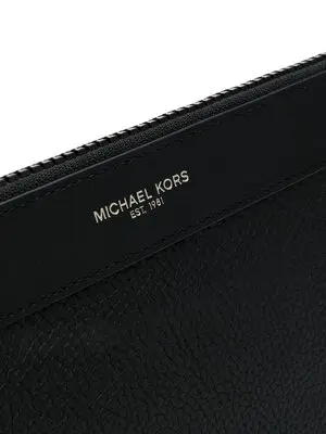 Michael Kors Textured Leather Clutch Bag