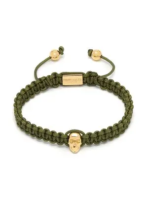 NORTHSKULL Atticus Skull Macramé Bracelet