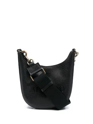 Valentino Garavani Debossed Shoulder Bag - Black