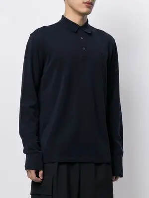 Ralph Lauren Purple Label Embroidered Logo Polo Shirt