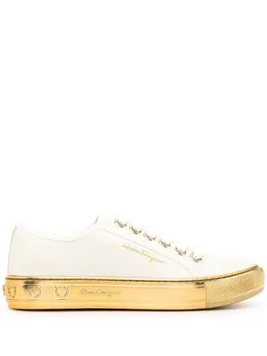 FERRAGAMO Tully Gancini-sole Sneakers
