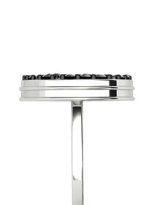 ALINKA 18kt White Gold Black Diamond Cocktail Ring