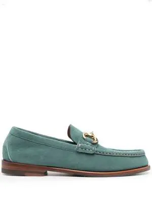 HENDERSON BARACCO Mara Horsebit-detail Suede Loafers