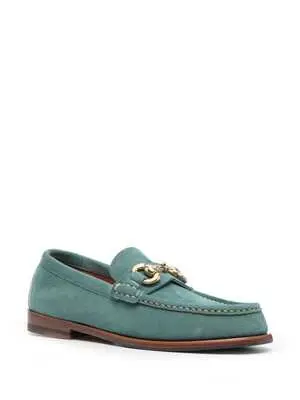 HENDERSON BARACCO Mara Horsebit-detail Suede Loafers