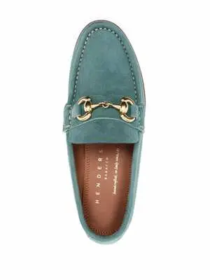 HENDERSON BARACCO Mara Horsebit-detail Suede Loafers