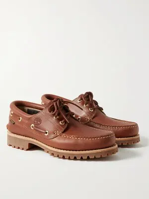 Timberland Aimé Leon Dore 3-eye Lug Leather Boat Shoes
