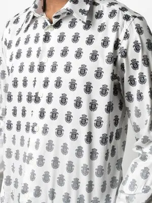BILLIONAIRE Monogram-print Shirt