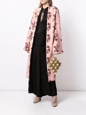 MACGRAW St Peters Floral-print Silk Robe