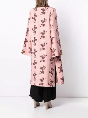 MACGRAW St Peters Floral-print Silk Robe