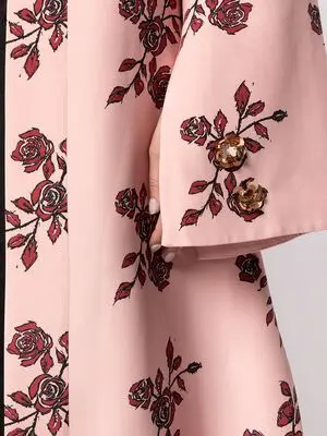 MACGRAW St Peters Floral-print Silk Robe