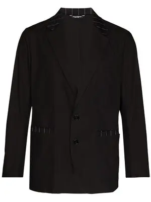Dolce & Gabbana Stripe-trim Single-breasted Blazer