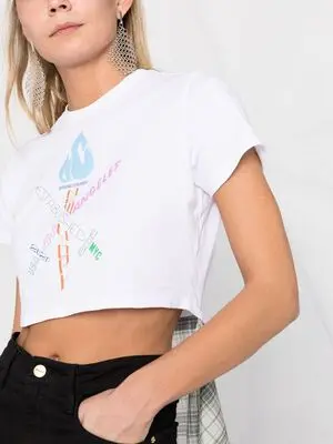 Opening Ceremony Cropped Logo-print T-shirt