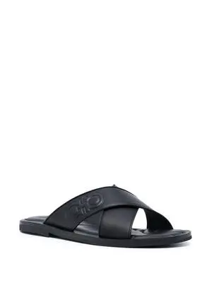 FERRAGAMO Crossover Strap Sandals
