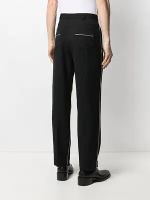 WALES BONNER Colour-block Straight Trousers