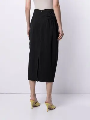 REJINA PYO Karla Ruched Skirt