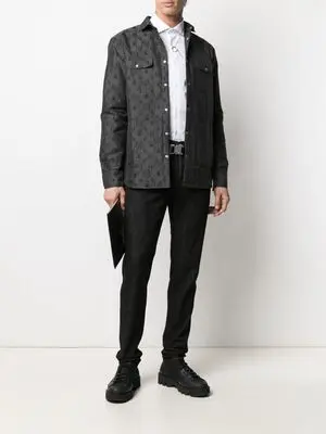 Philipp Plein Diamond-cut Iconic Shirt