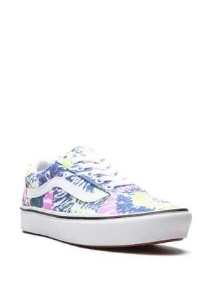 VANS Comfycush Old Skool Tie-dye Sneakers - Blue
