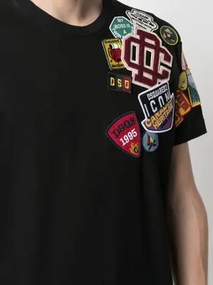 Dsquared2 Embroidered Logo Patch T-shirt