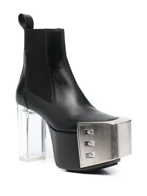 Rick Owens Transparent-heel Platform Boots