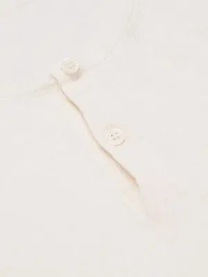 Anderson & Sheppard Linen Henley T-shirt Xl