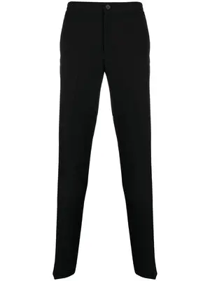 Sandro Jersey Straight-leg Trousers - Black