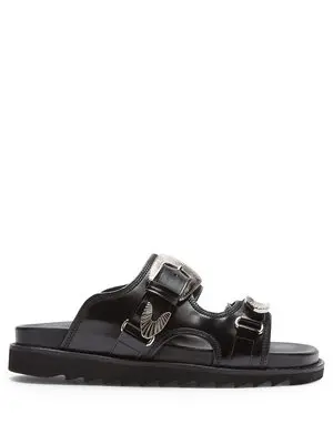 TOGA VIRILIS X Browns Polido Flat Sandals