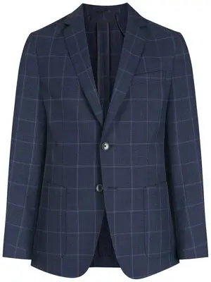 BOSS Checked Wool Blazer