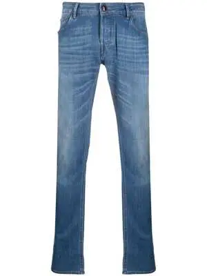 HANDPICKED Orvieto Slim-fit Jeans - Blue